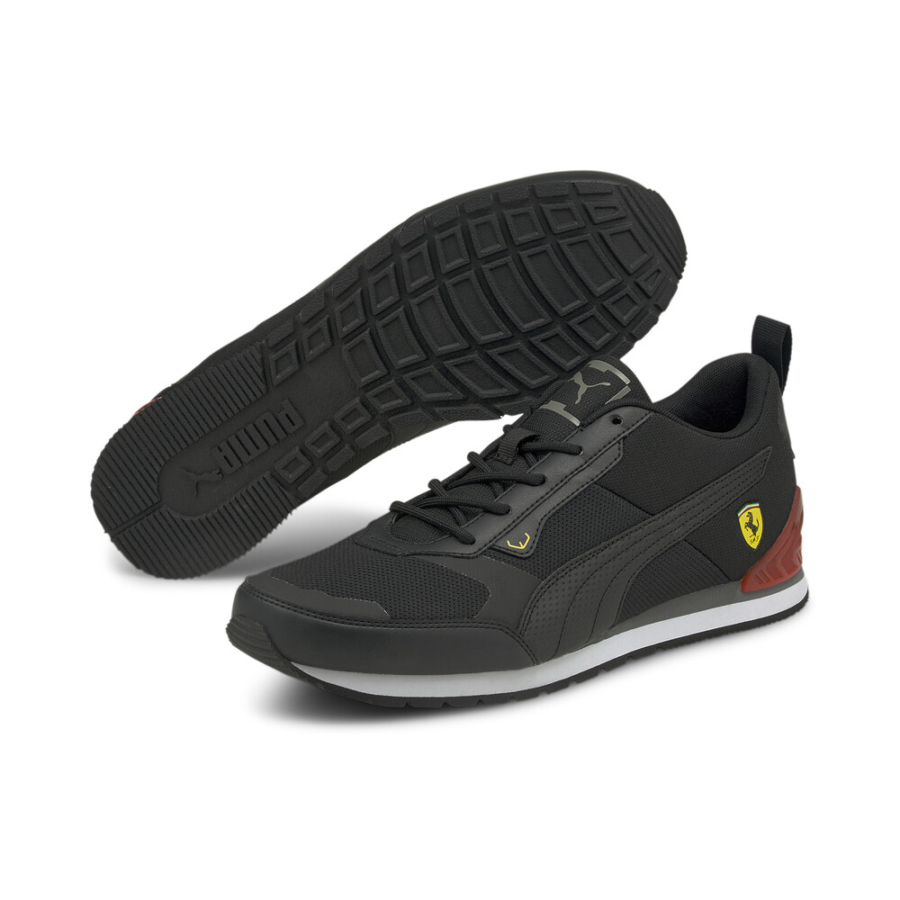 Scuderia Ferrari Track Racer Motorsport Shoes | Black - PUMA