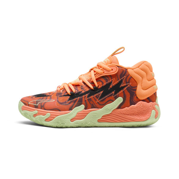 Puma X Lamelo Ball Mb.03 Halloween Big Kids' Basketball Shoes In Fluro ...