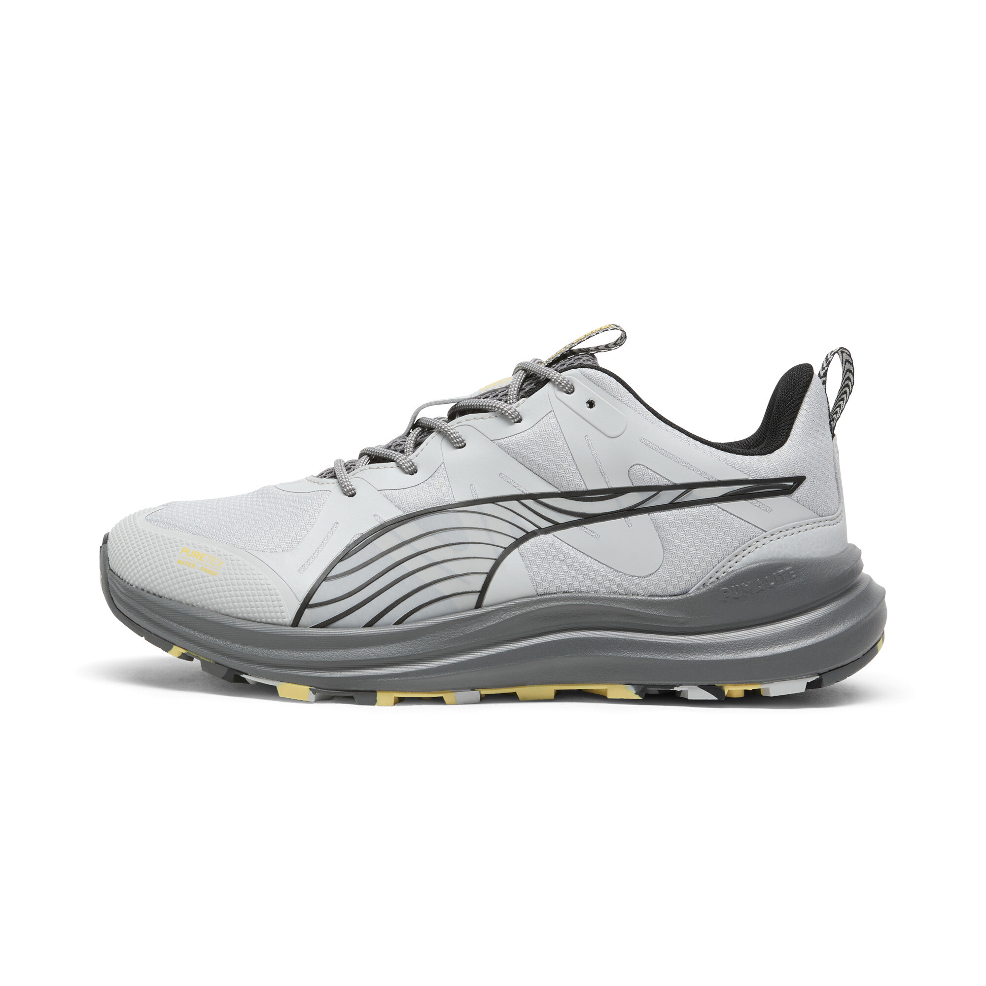 Puma Reflect Lite Trail Marbled Shoes In Gray | ModeSens