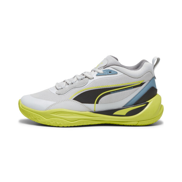 Puma Playmaker Pro Basketball Shoes In Bold Blue-pro Green-ash Gray ...