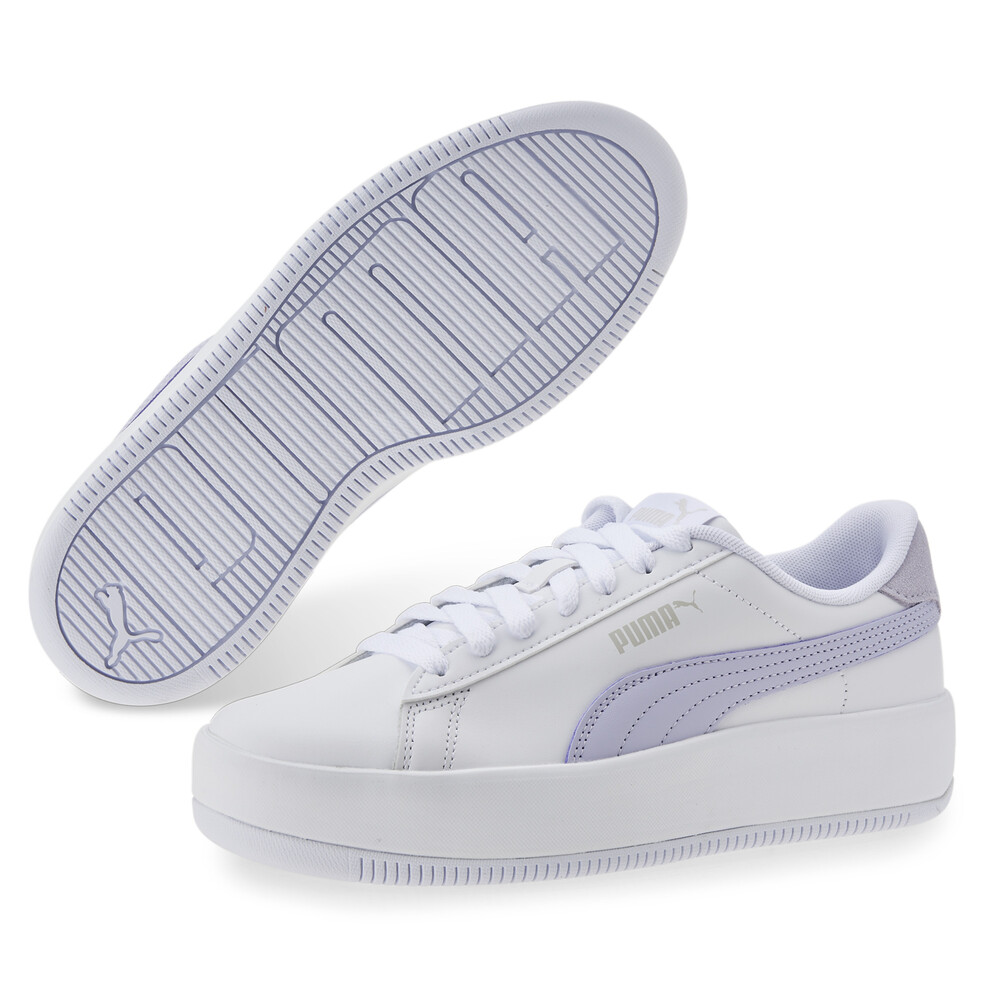 Lily Platform Laced Women's Sneakers | White - PUMA