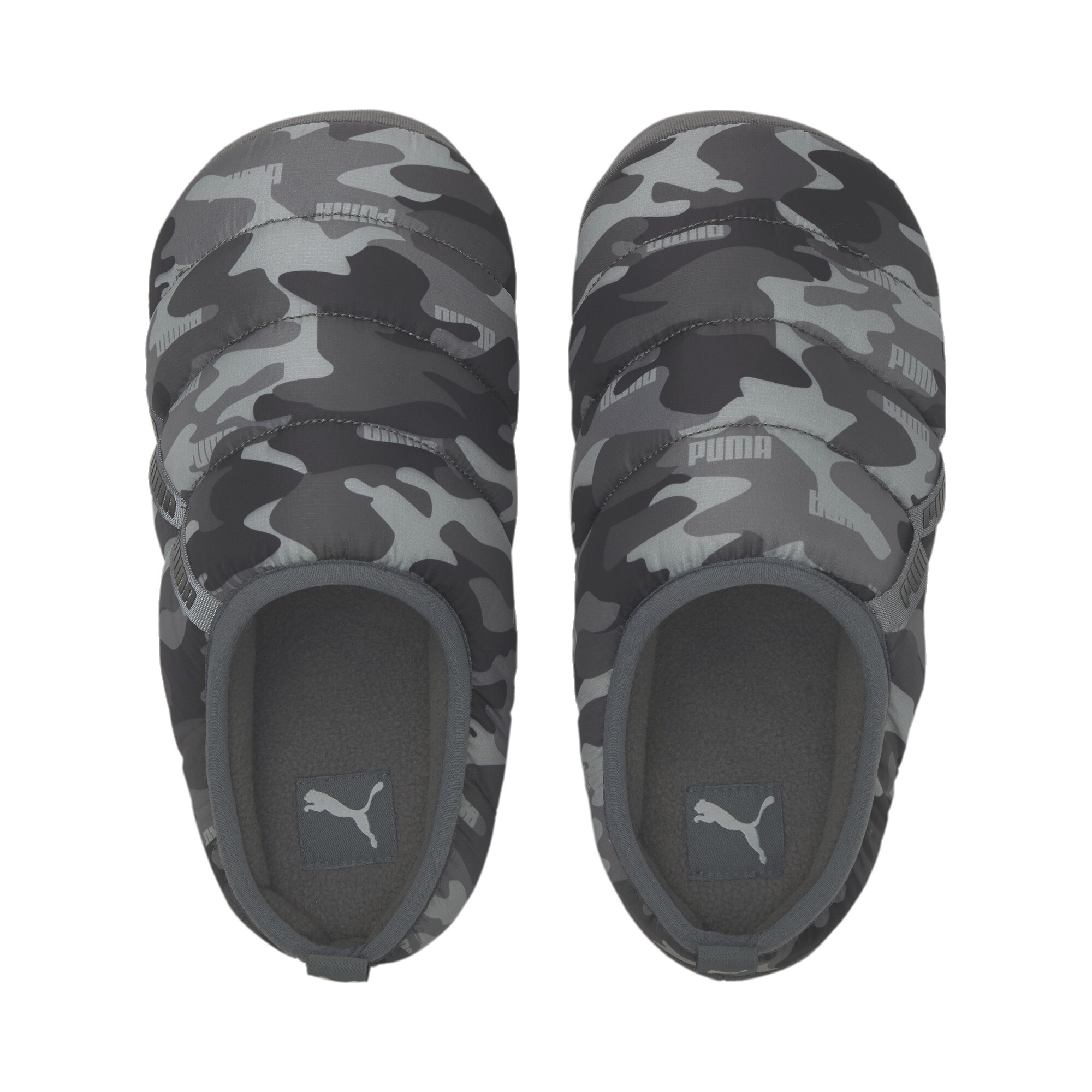 PUMA Mens Scuff Camo Quilted Comfort Slipper Shoes Grey Black sz 12 for ...