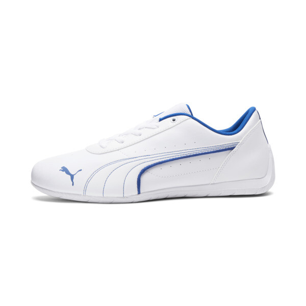 Puma Neo Cat Unlicensed Motorsport Shoes In White- White-lapis Blue ...