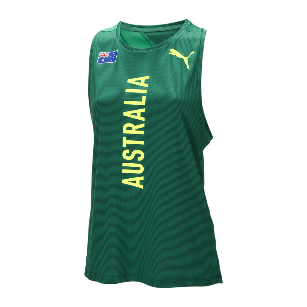 Athletics Australia Women's Training Tank Top | Green - PUMA