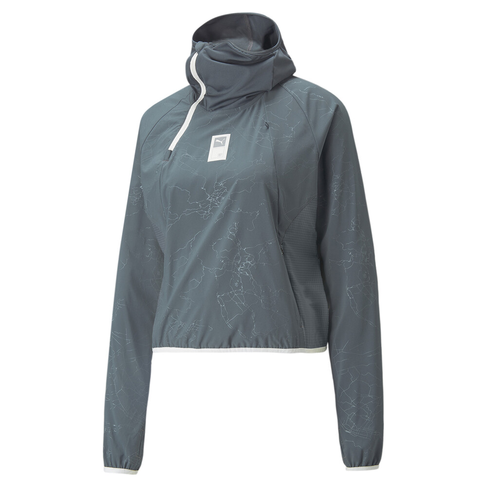 PUMA x FIRST MILE Woven Women's Running Jacket | Gray - PUMA