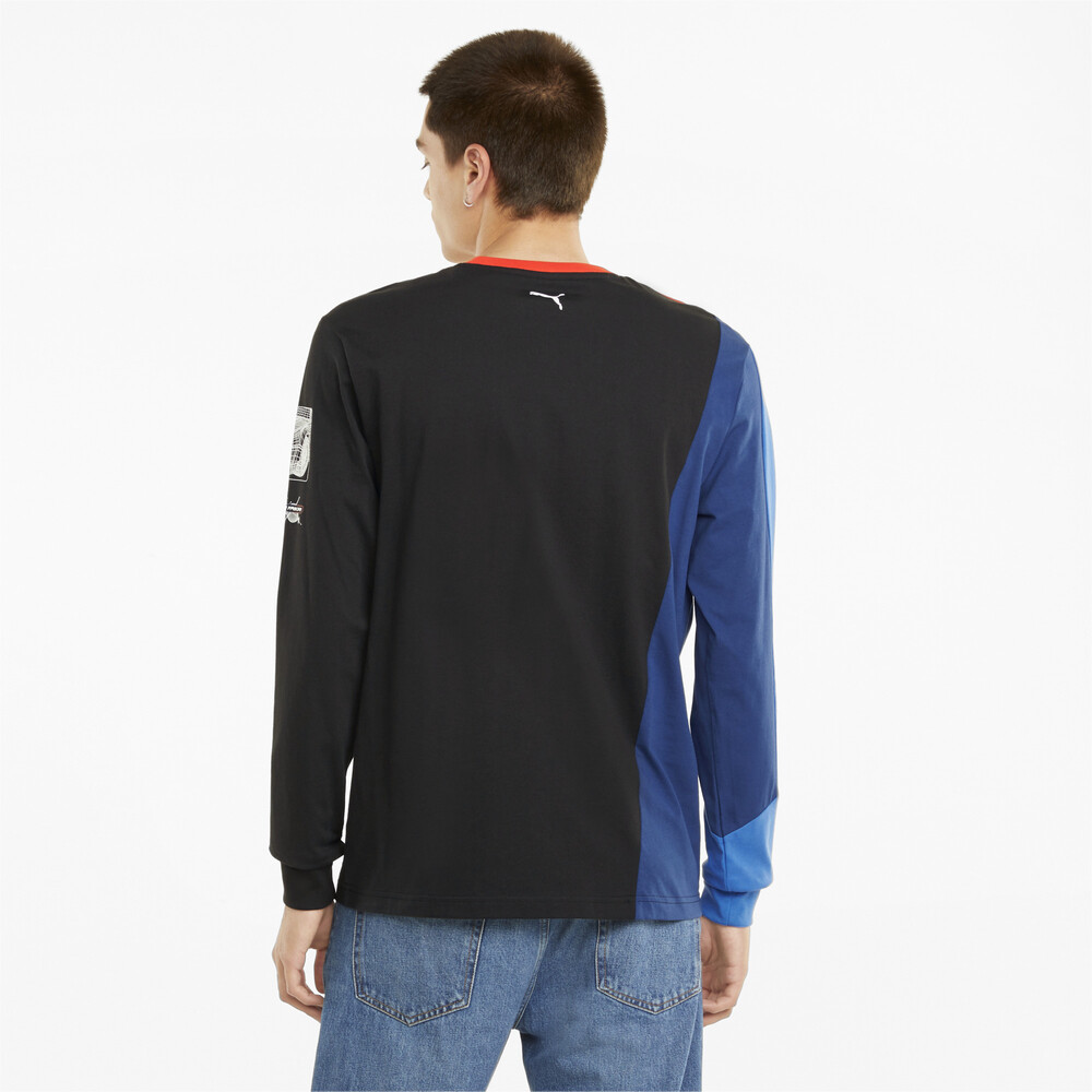 BMW M Motorsport Street Long Sleeve Men's Tee | Blue - PUMA