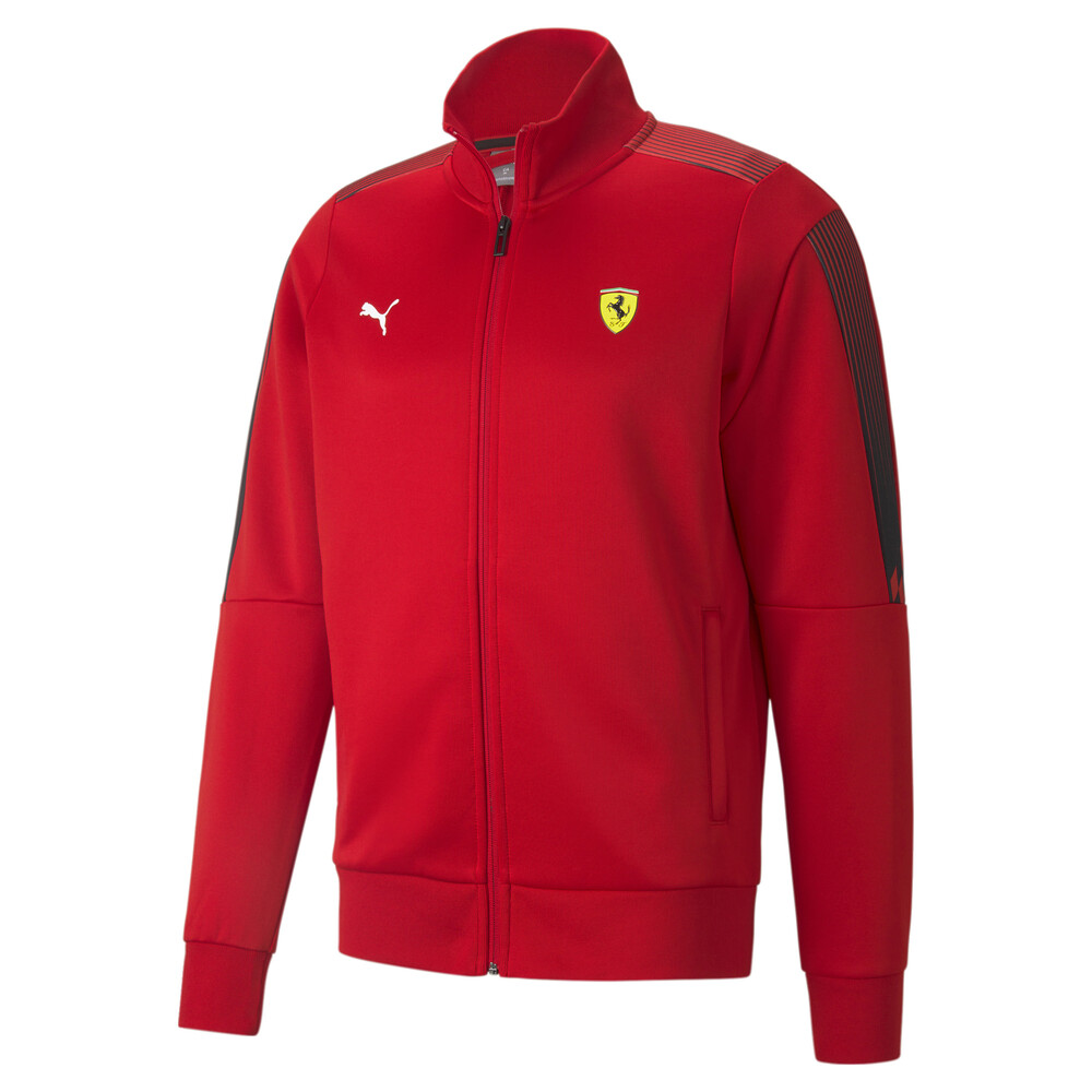 Scuderia Ferrari Race T7 Men's Track Jacket | Red - PUMA