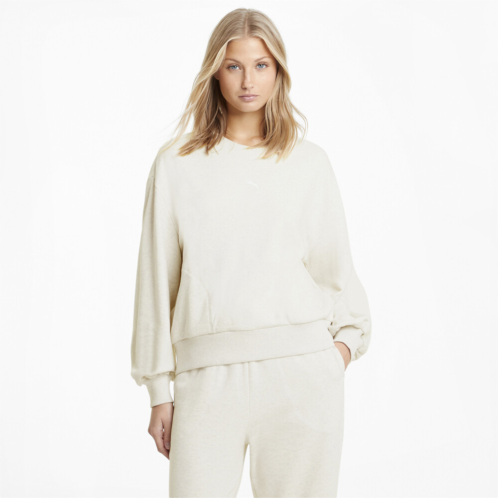 HER Crew Neck Women's Sweater | White - PUMA