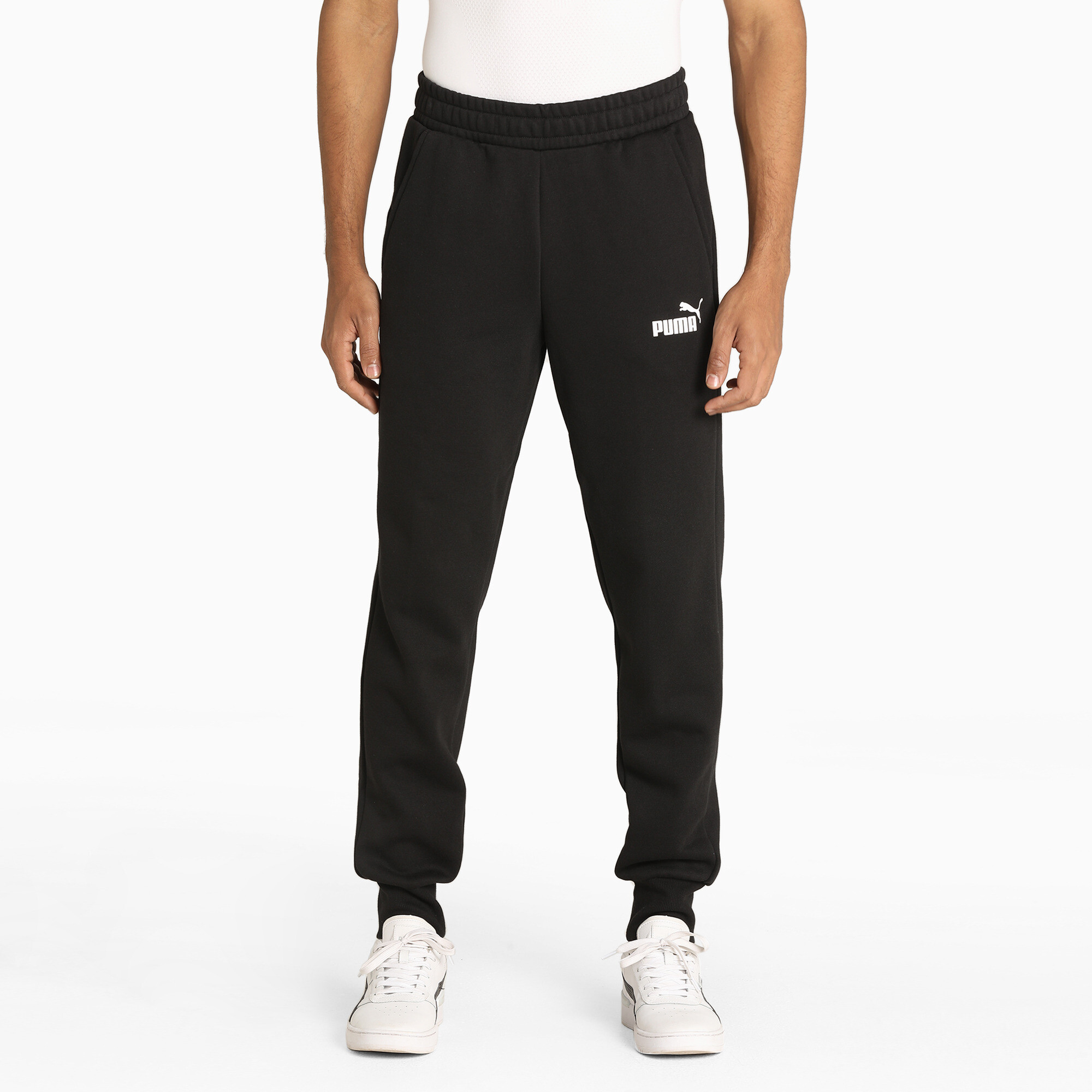 PUMA Essentials Logo Sweatpants Joggers Regular Fit Basic Bottoms Mens eBay