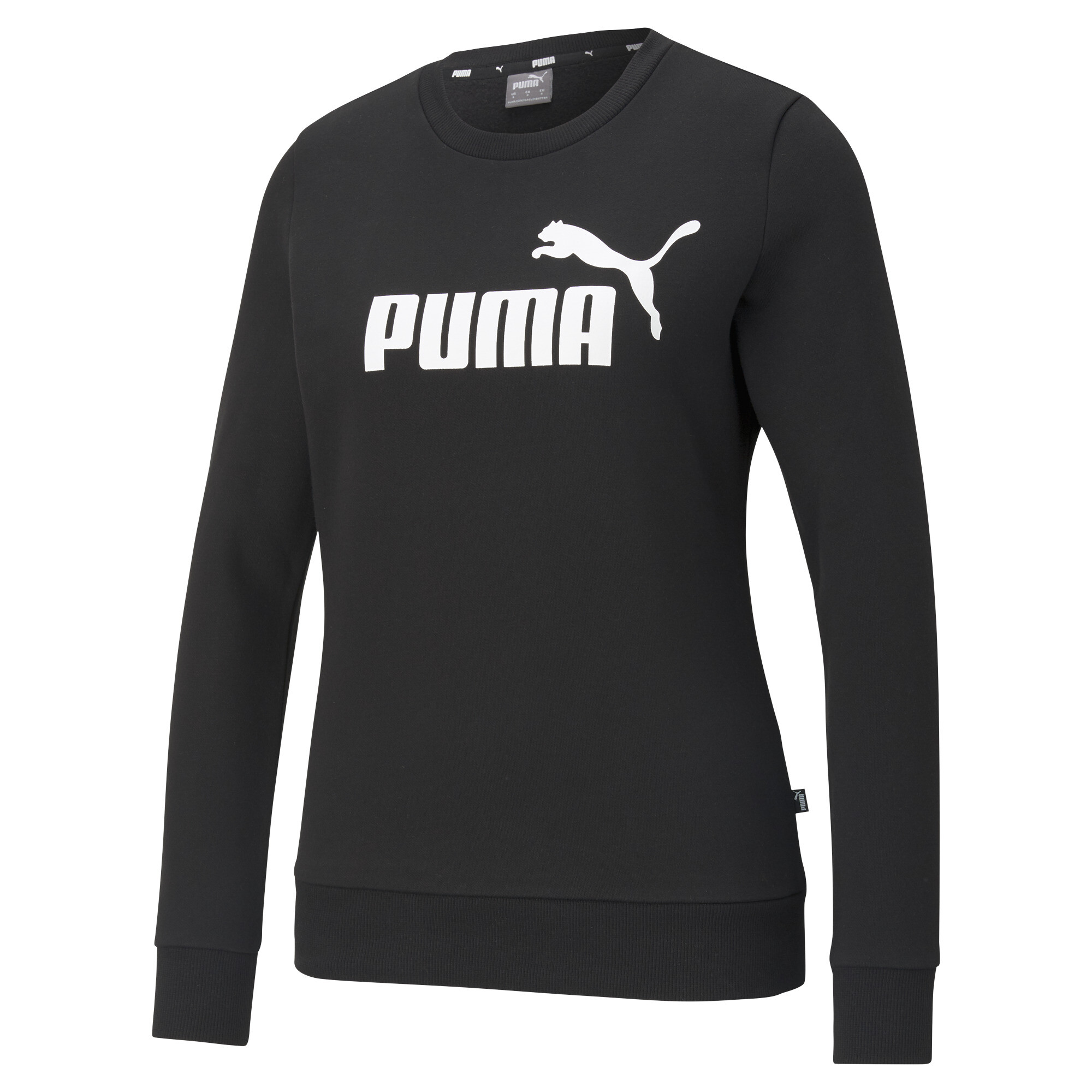 PUMA Essentials Logo Crew Neck Women's Sweater - 3XL, Light Grey ...
