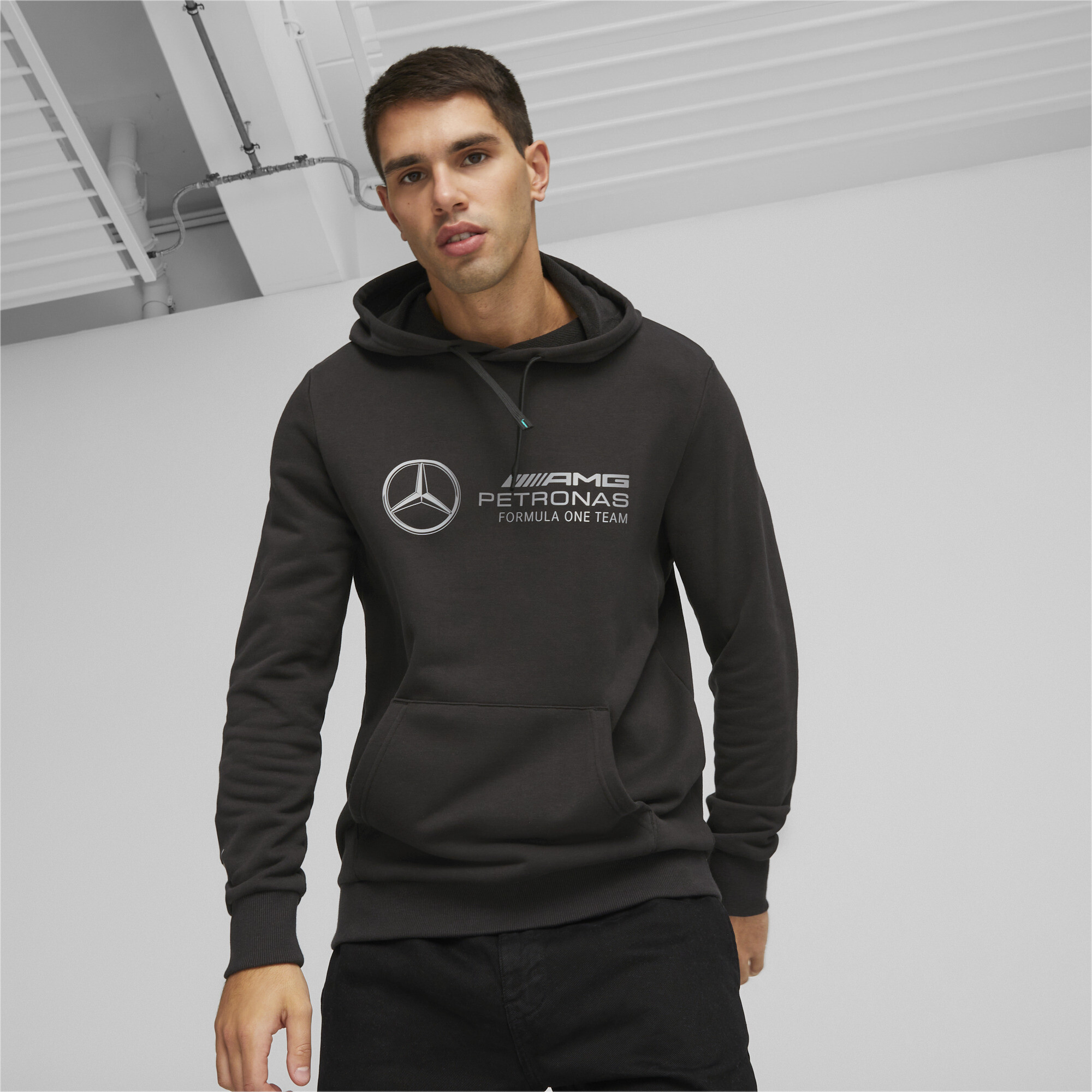 PUMA Mercedes-AMG PETRONAS Motorsport Hoodie Hooded Top Sweatshirt ...