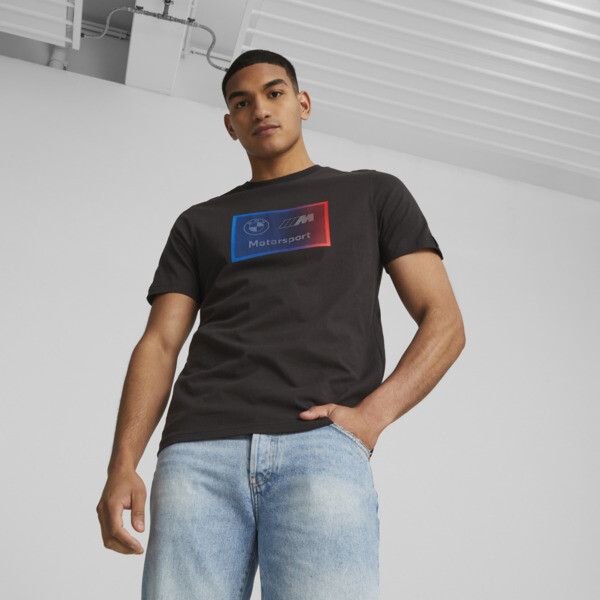 BMW M Motorsport Men's Logo Tee | black | PUMA