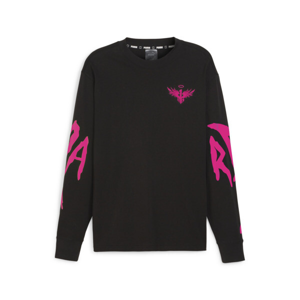 MELO X TOXIC Men's Basketball Long Sleeve Tee | black | PUMA