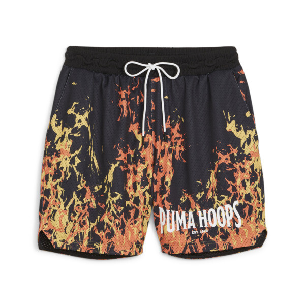 Straight Flames Basketball Shorts | black | PUMA