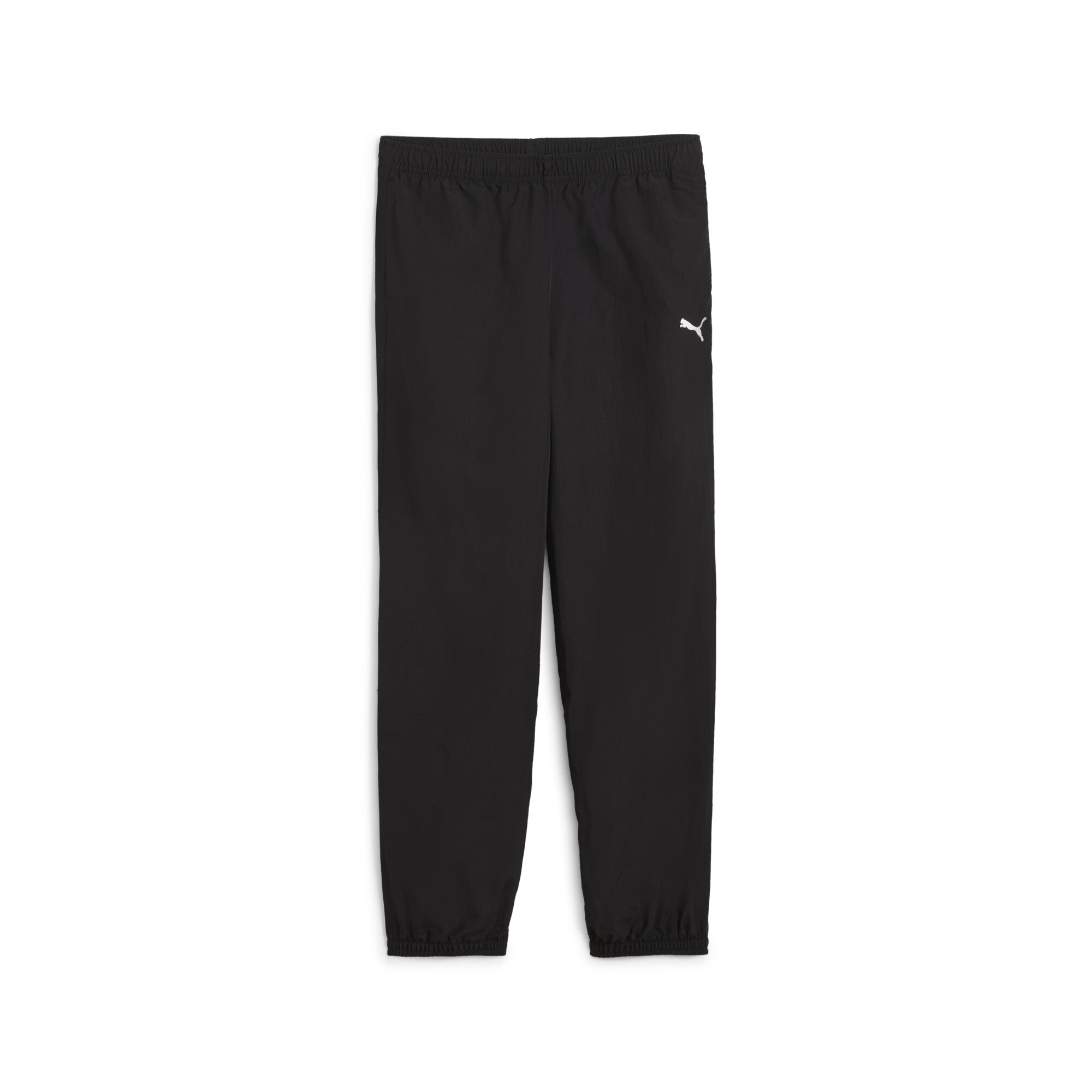 Puma Wardrobe Essentials Big Kids' Relaxed Woven Pants In Black | ModeSens