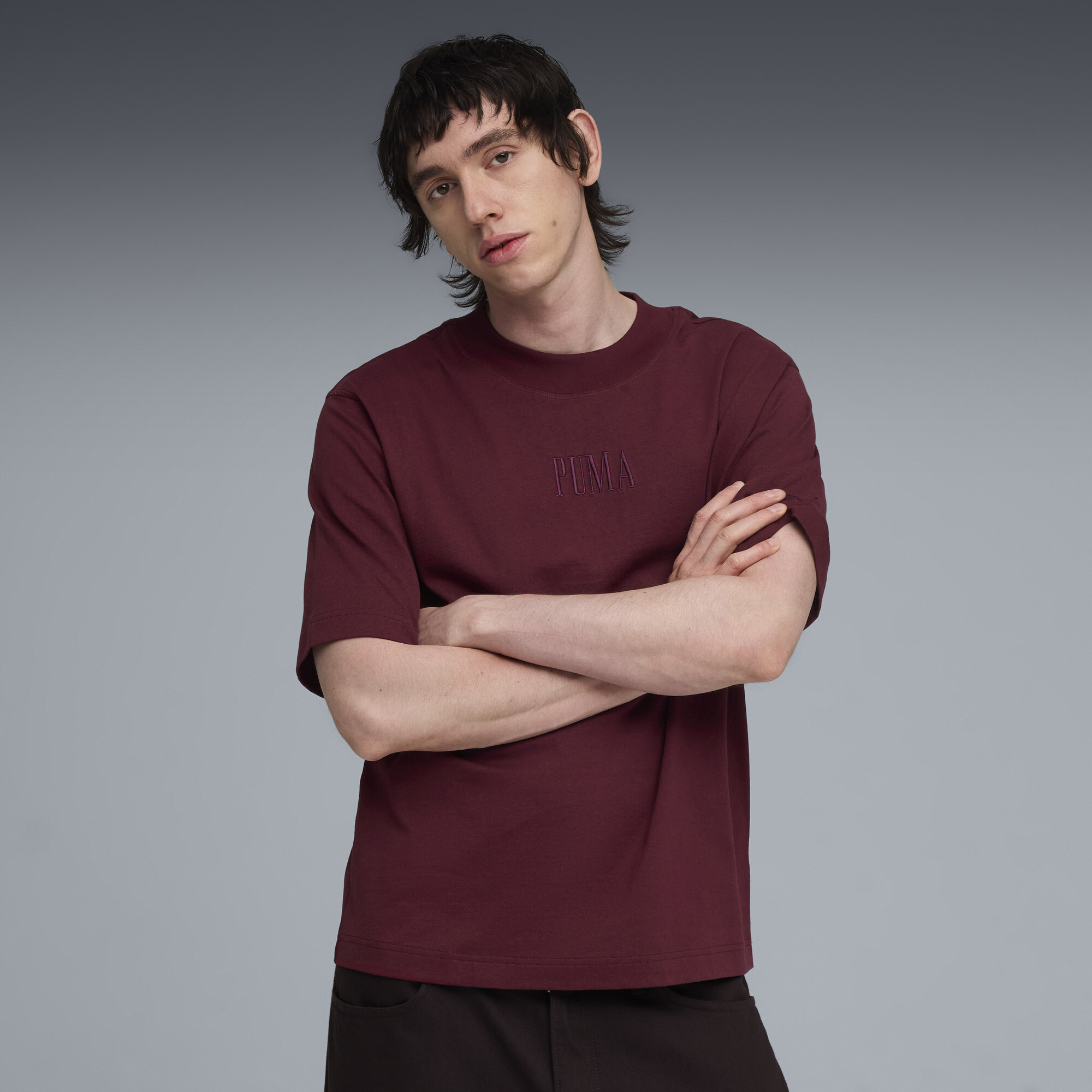 Premium Essentials Boxy Graphic Tee Unisex | T-shirts & Tops | PUMA