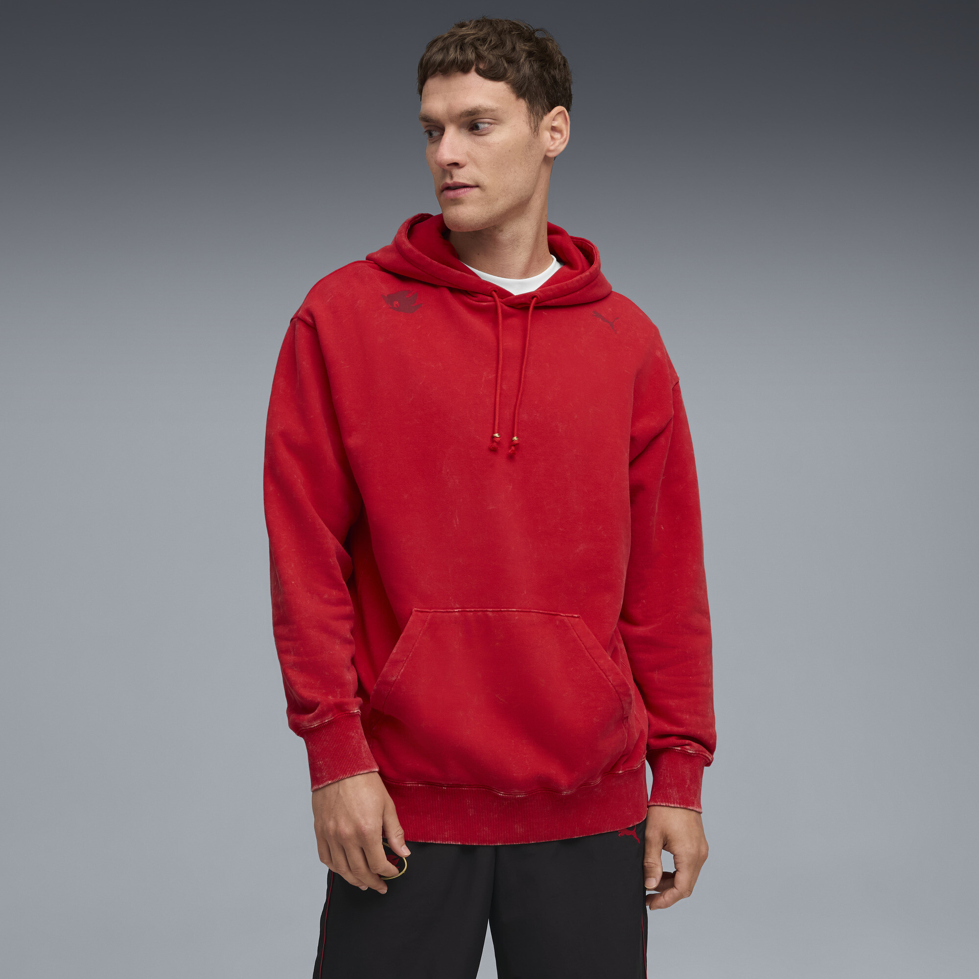 Puma X Sonic The Hedgehog Men's Graphic Hoodie In Red | ModeSens