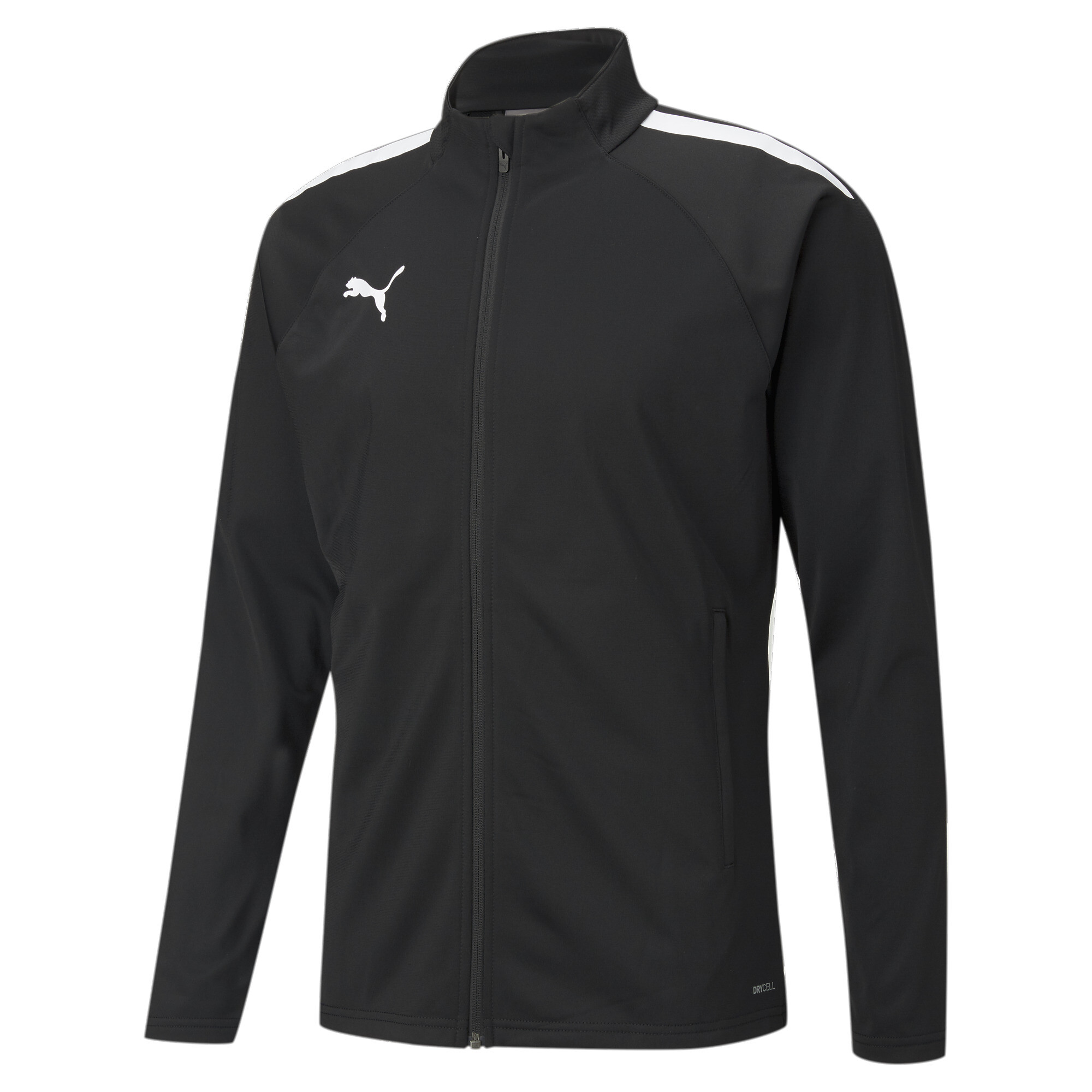 PUMA teamLIGA Long Sleeve Full Zip Regular Fit Training Football Jacket ...