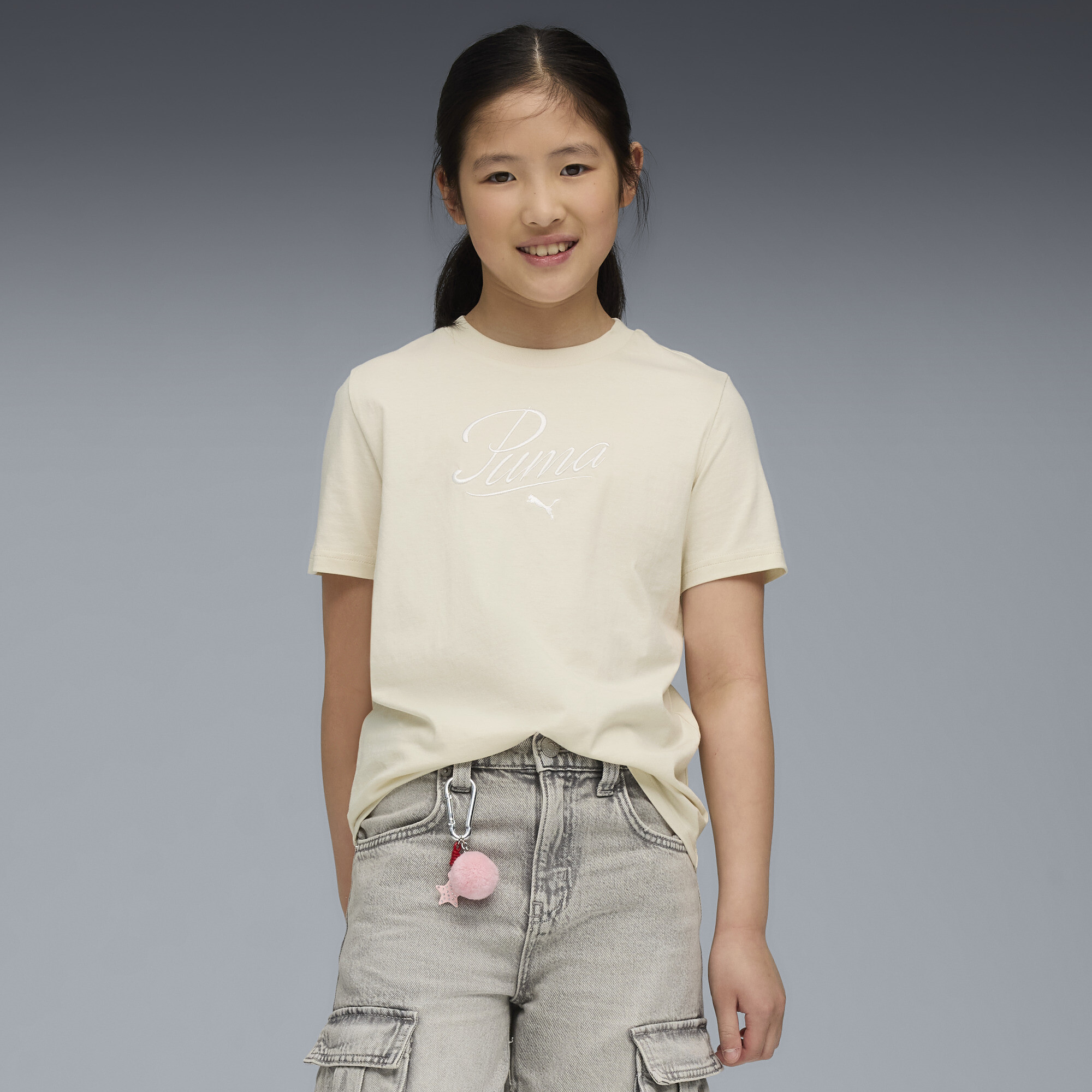 Essentials Script Tee Youth | Age 8-16 Years | PUMA