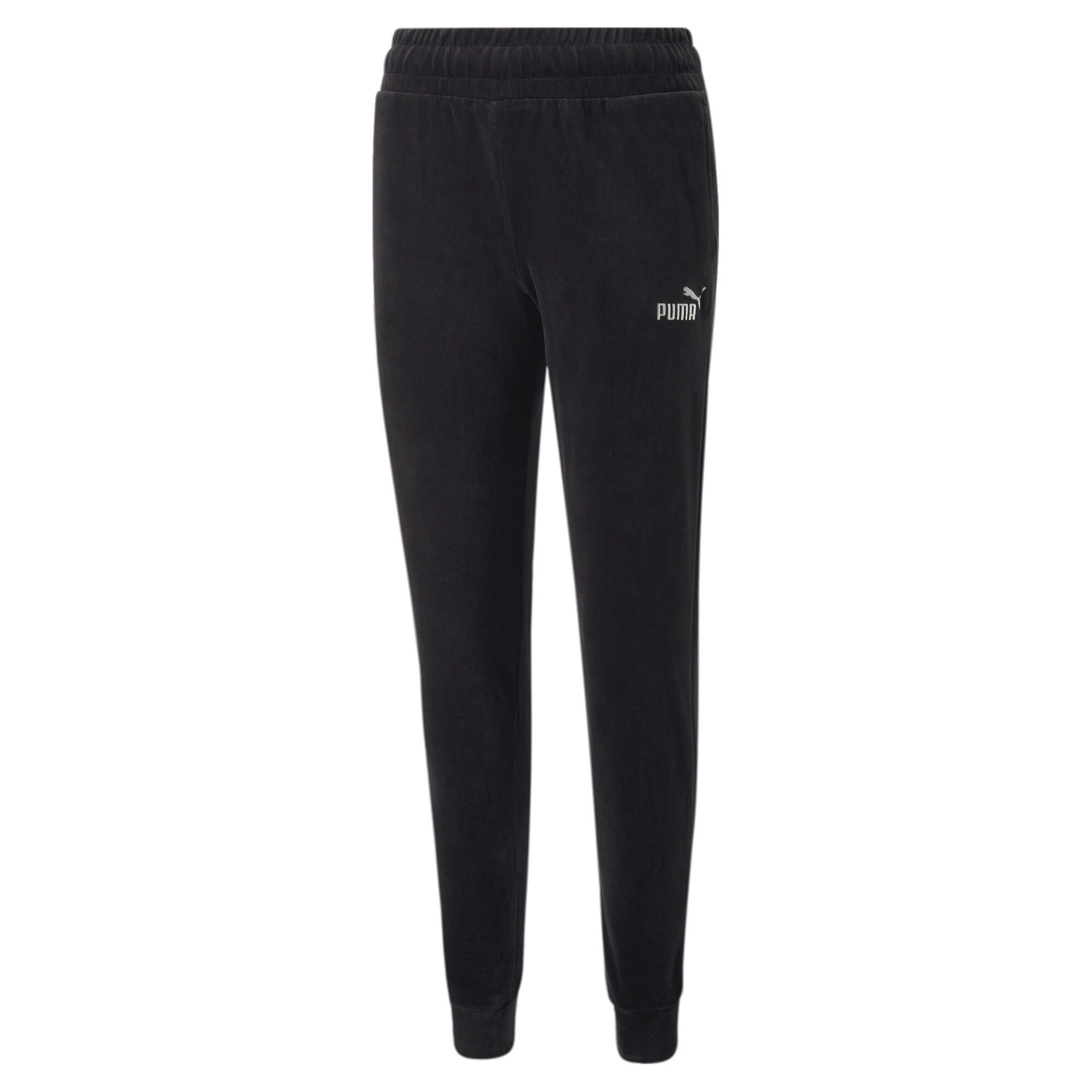 Essentials+ Velour Pants Women | black | PUMA South Africa