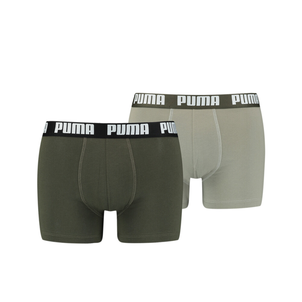 Мужское нижнее белье PUMA Basic Boxer 2P | Зеленый | Puma